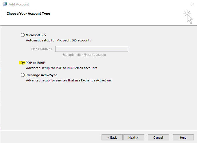 Setup your email on Microsoft Outlook